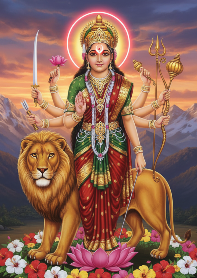 Maa Chandraghanta Images, Quotes, and Blessings Download - SatsangPremi